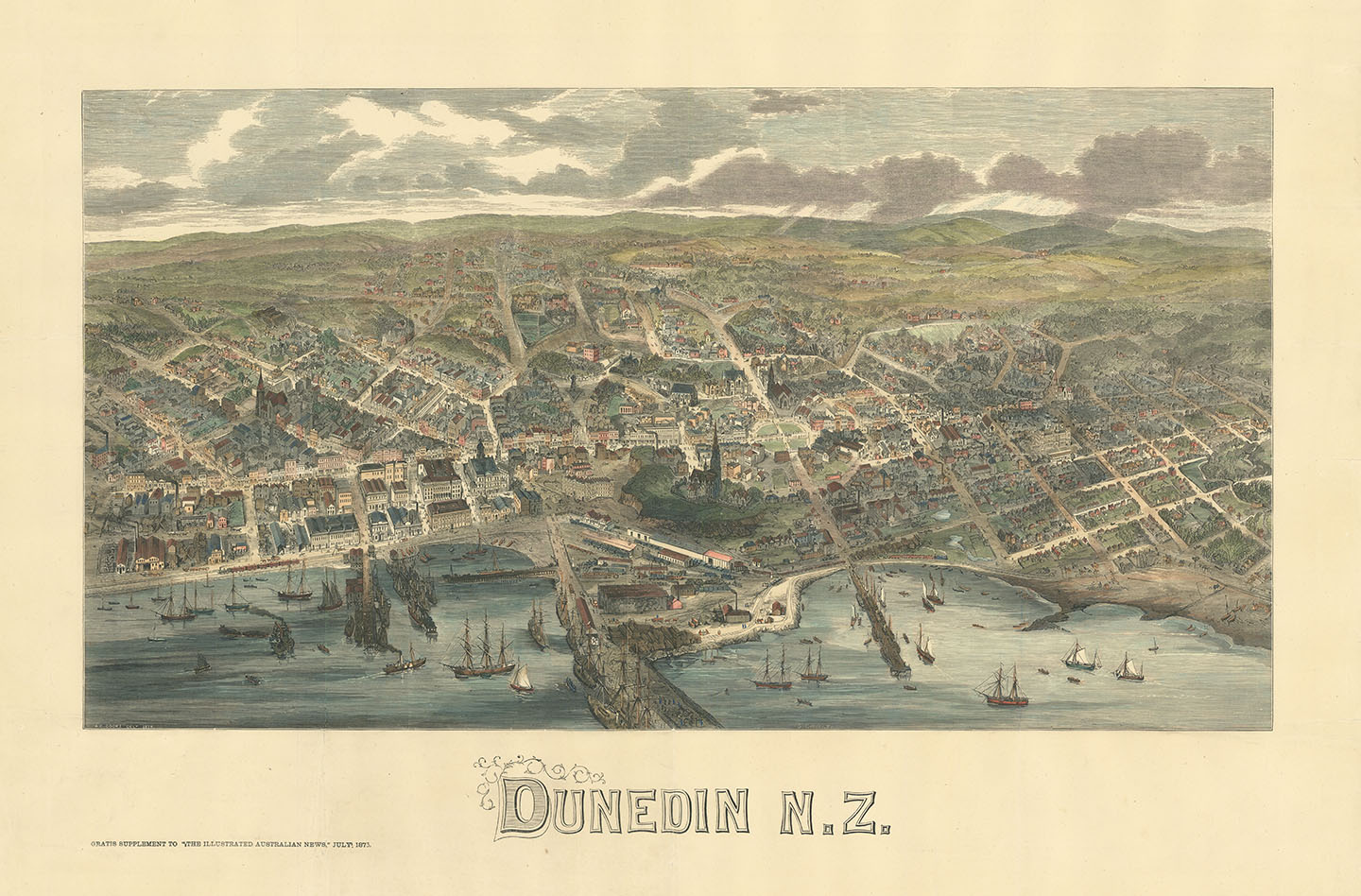 Dunedin, New Zealand. | The Old Print Shop