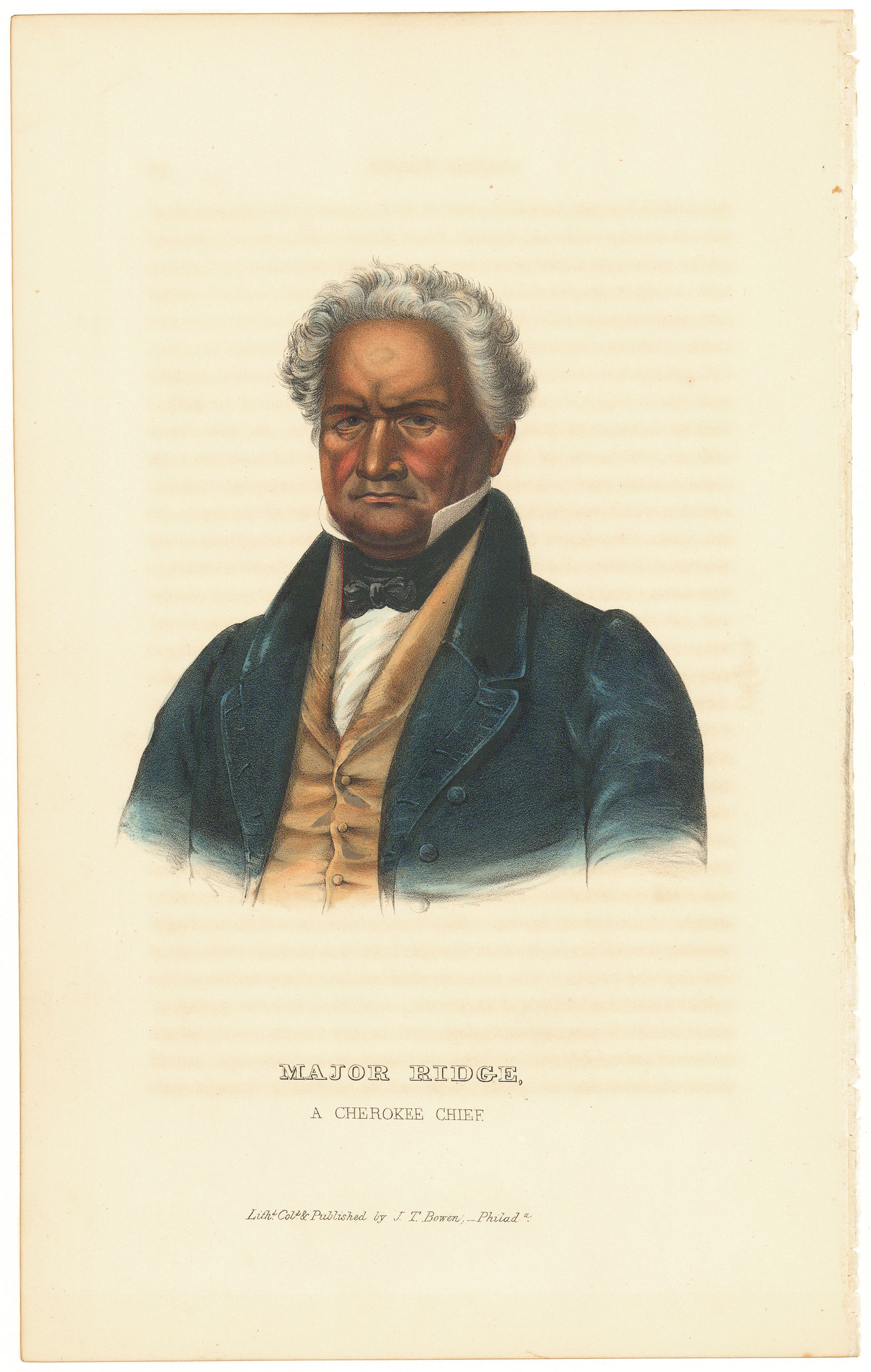 Major Ridge, A Cherokee Chief. | The Old Print Shop