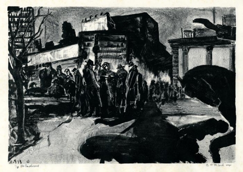 Unemployed, Union Square. | The Old Print Shop