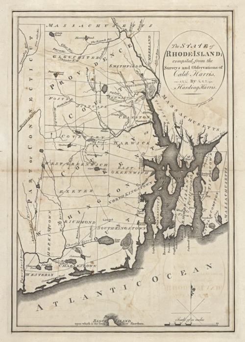 The State of Rhode Island; compiled from the surveys and observations ...