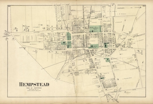 Hempstead. Town of Hempstead, Queens Co. L.I | The Old Print Shop