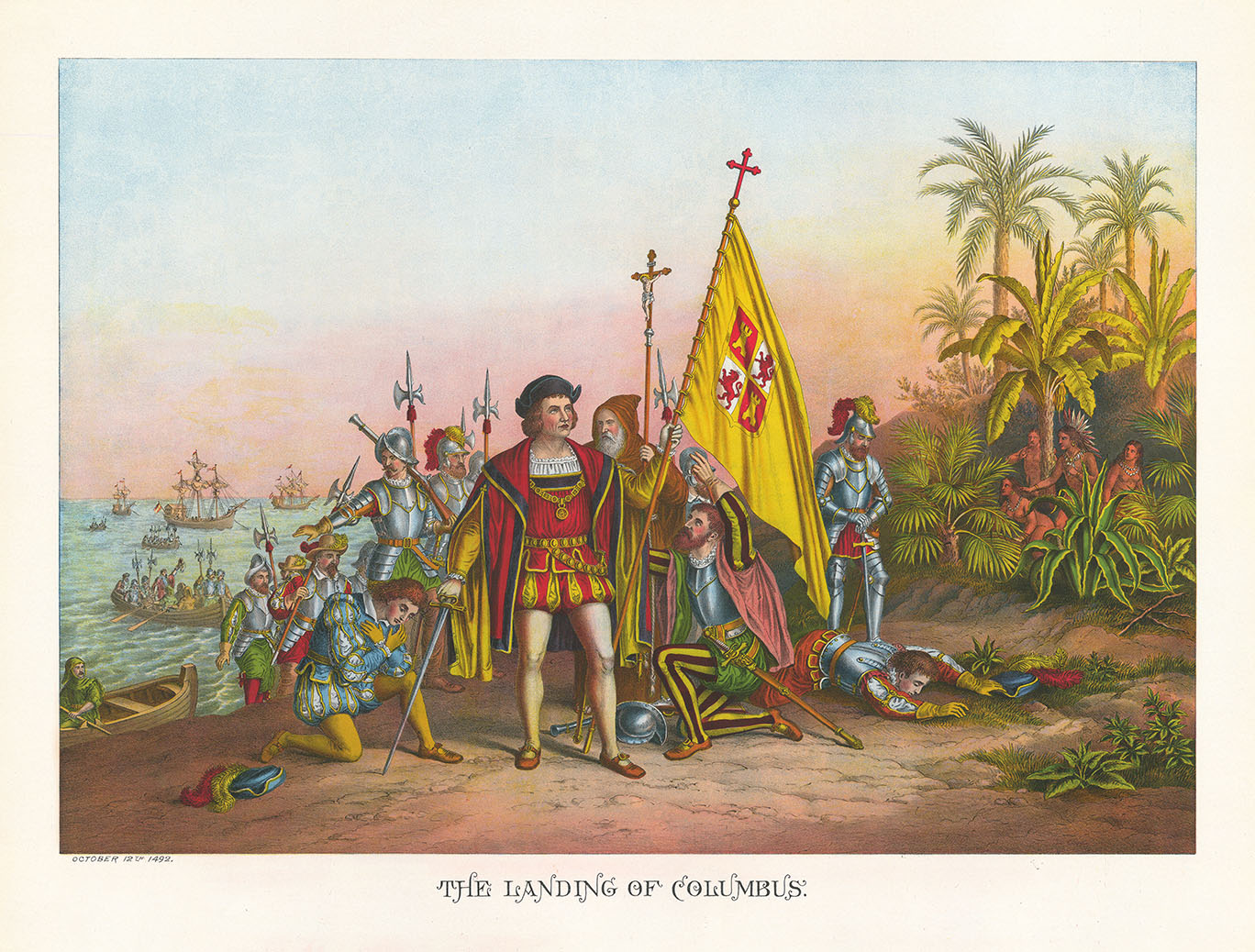 The Landing of Columbus. | The Old Print Shop