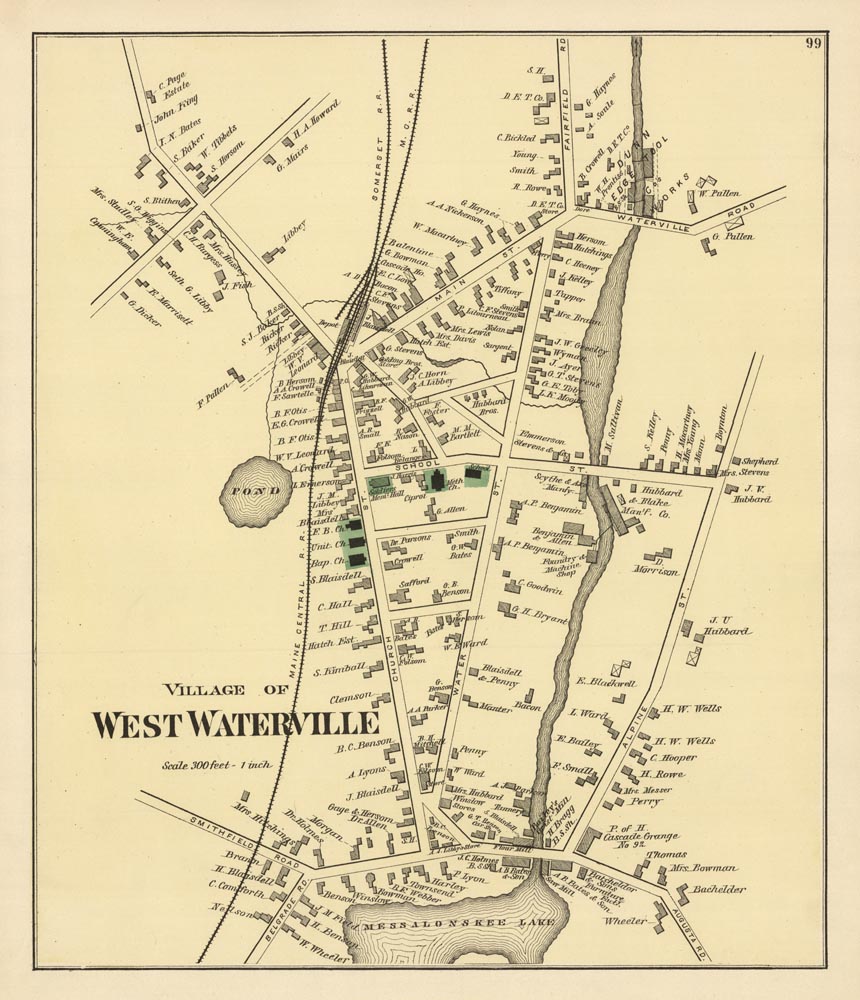 Village of Waterville. | The Old Print Shop