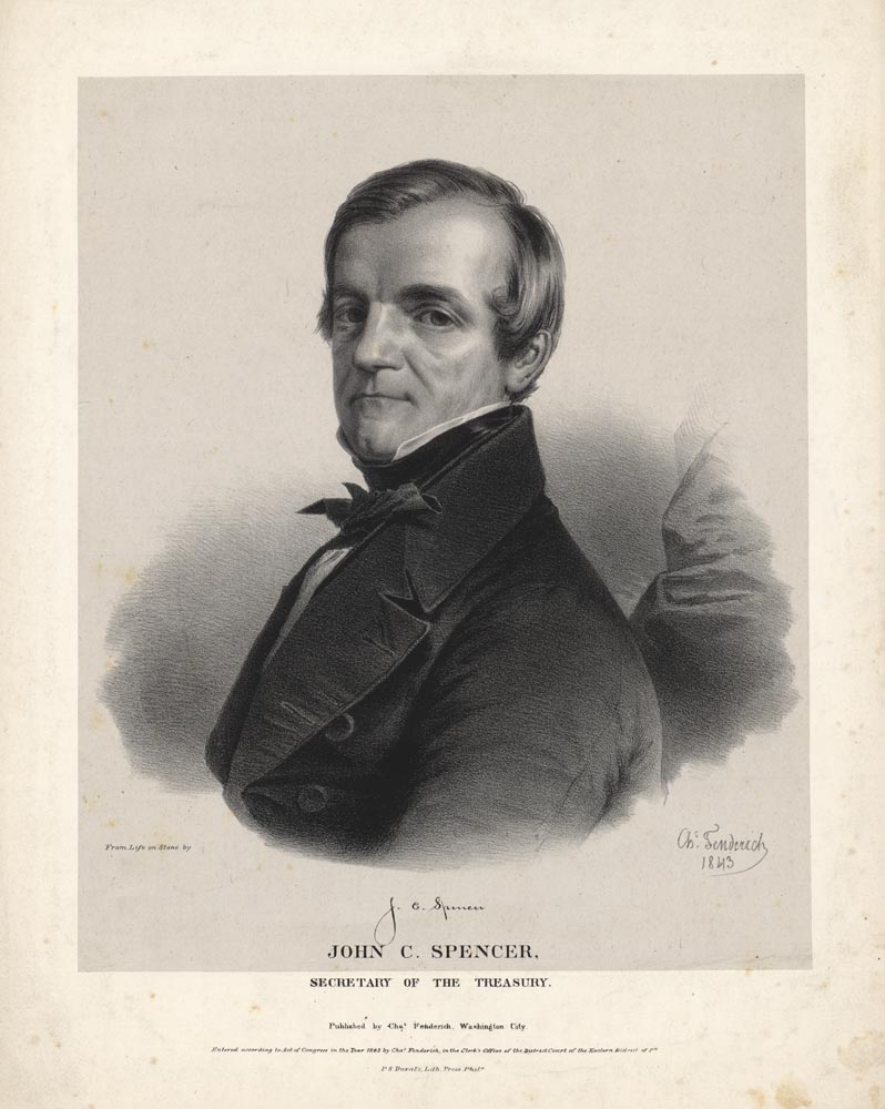 John C. Spencer - Secretary of the Treasury | The Old Print Shop