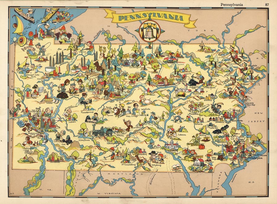 Pennsylvania. | The Old Print Shop