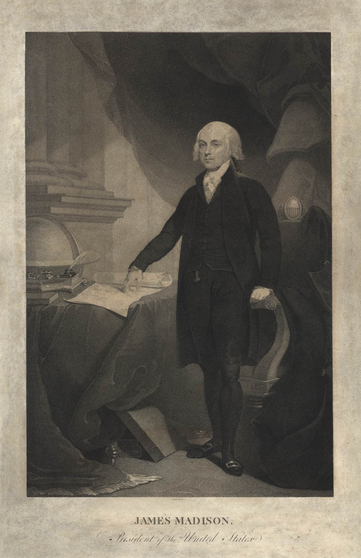 James Madison, President of the United States. | The Old Print Shop
