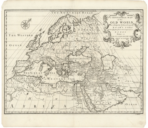 A Geographical Map of the Old World According to the Division of it ...