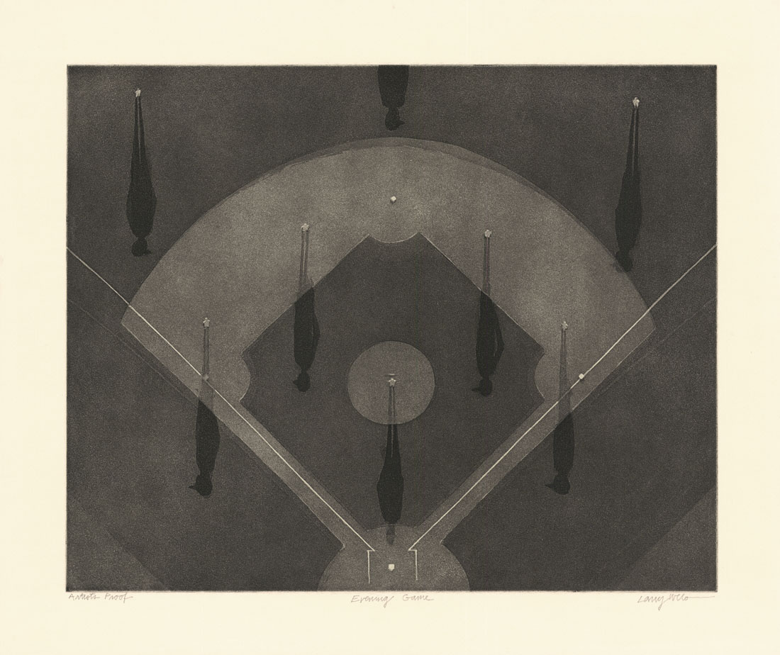 Evening Game. [baseball] | The Old Print Shop