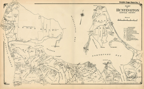 Part of Huntington, Suffolk County. (Lloyd's Neck, Eaton's Neck ...